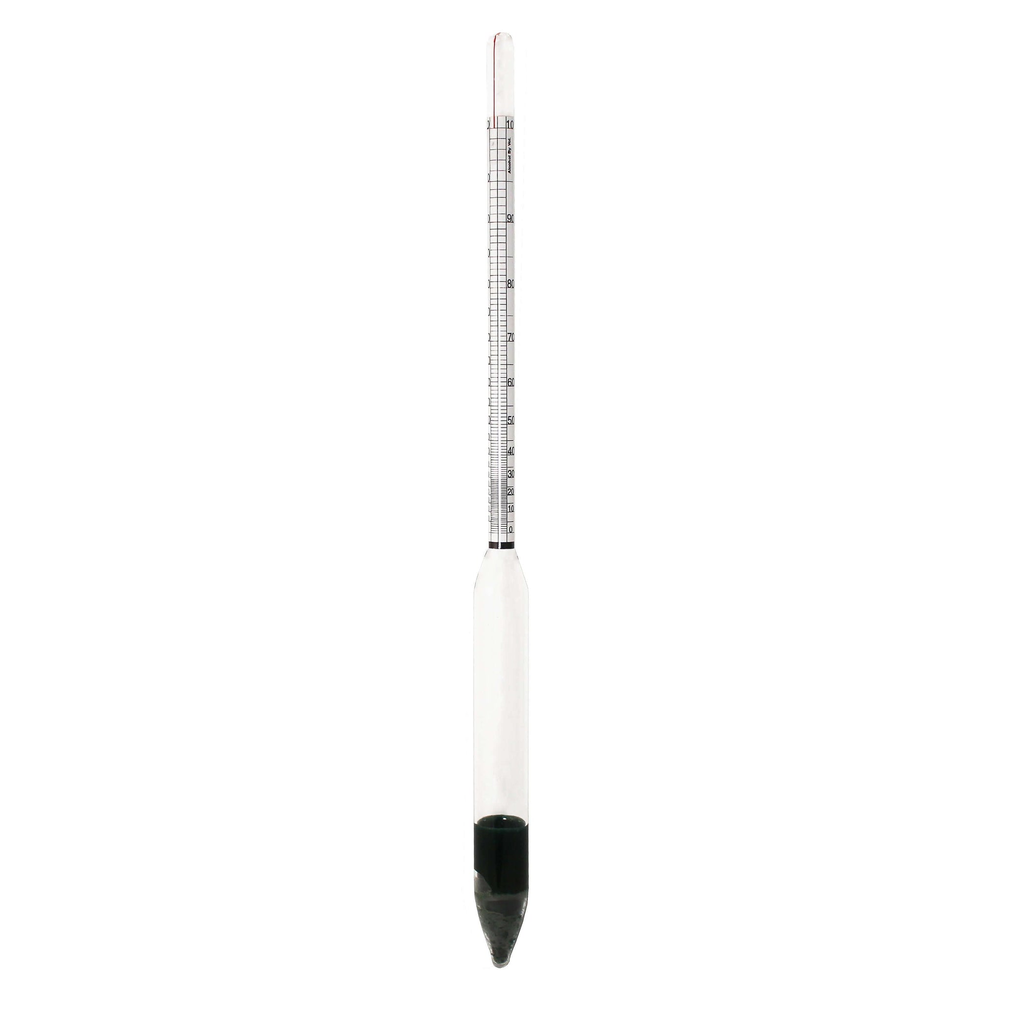 Alcohol Hydrometers with Tralle and Proof Scales – VEE GEE Scientific